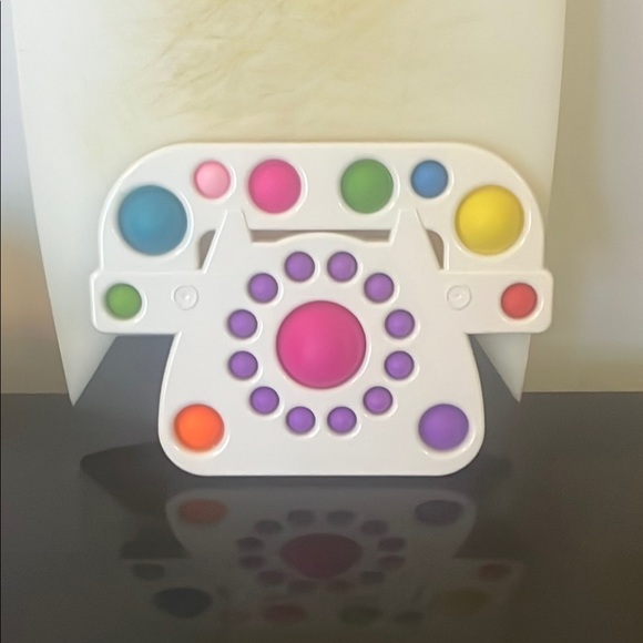 Toys | Colorful Retro Phone Pop It Toy | Poshmark